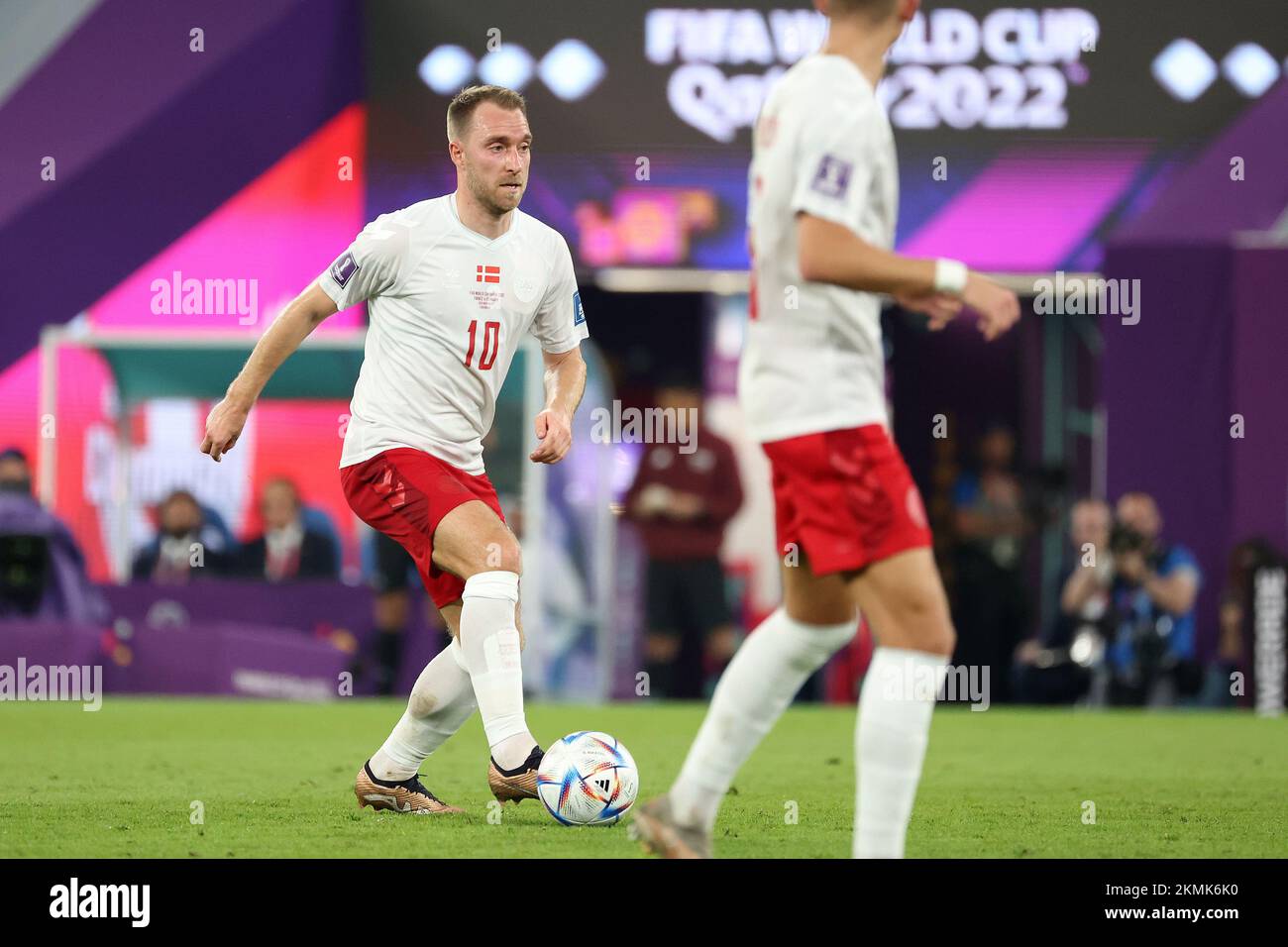 Christian Eriksen of Denmark during the FIFA World Cup 2022, Group D ...