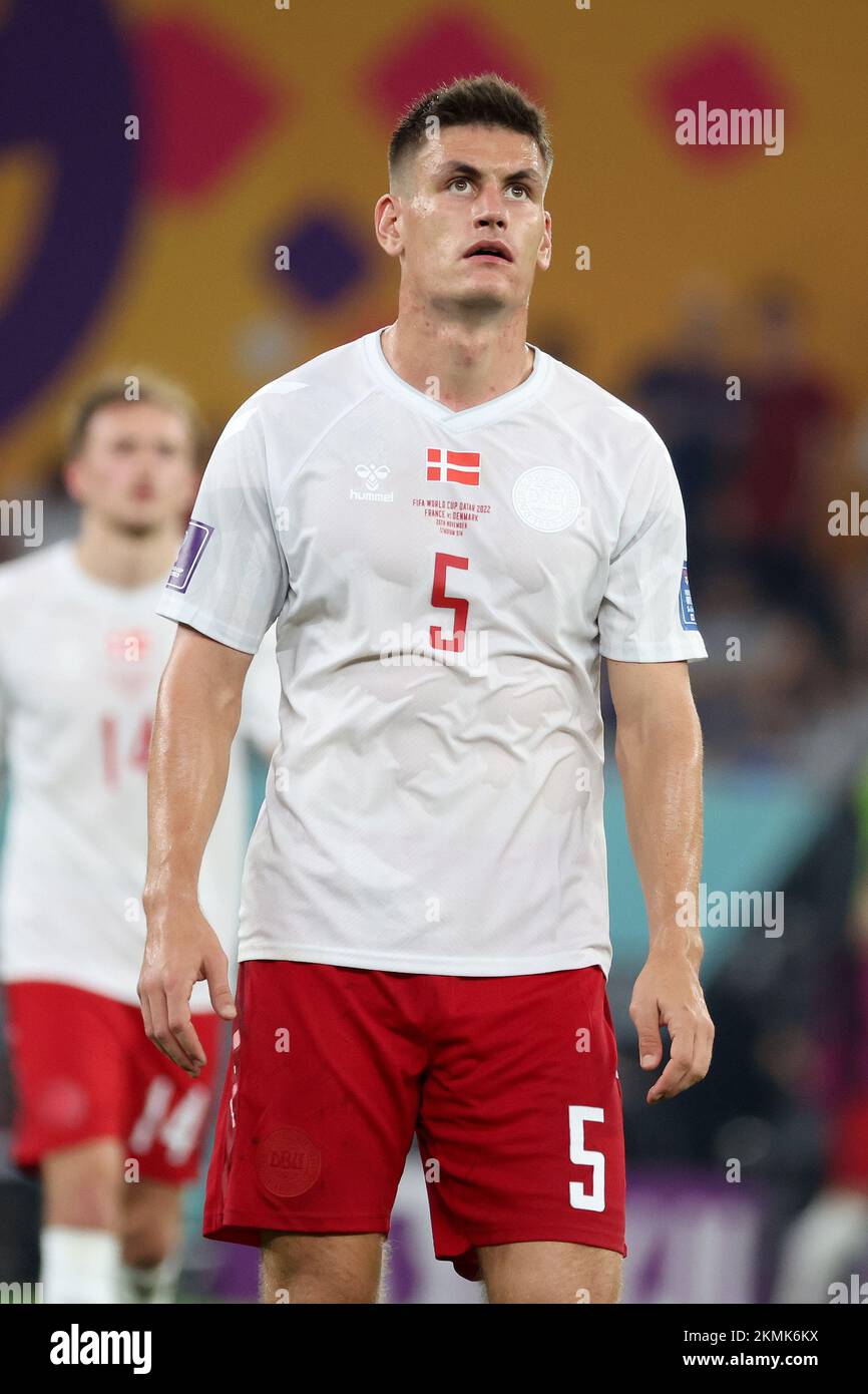 Joakim Maehle of Denmark during the FIFA World Cup 2022, Group D ...