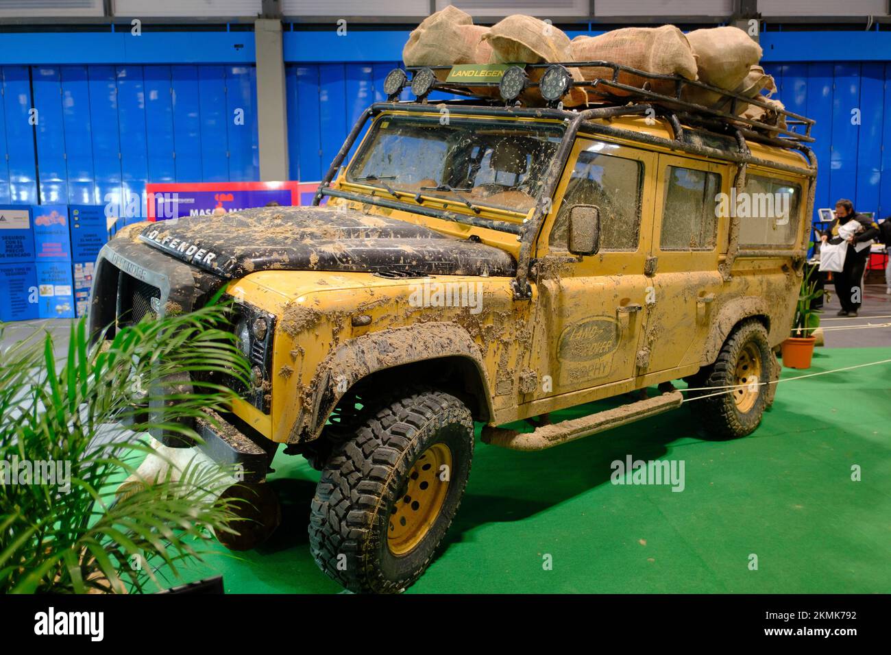 Madrid, Spain. 26th Nov, 2022. Classic vehicle of the brand Land Rover ...