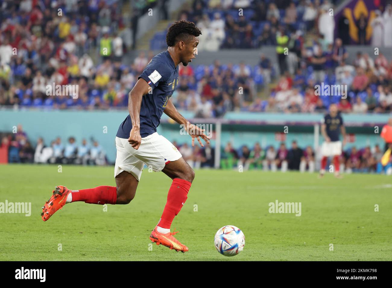 Kingsley Coman of France during the FIFA World Cup 2022, Group D ...