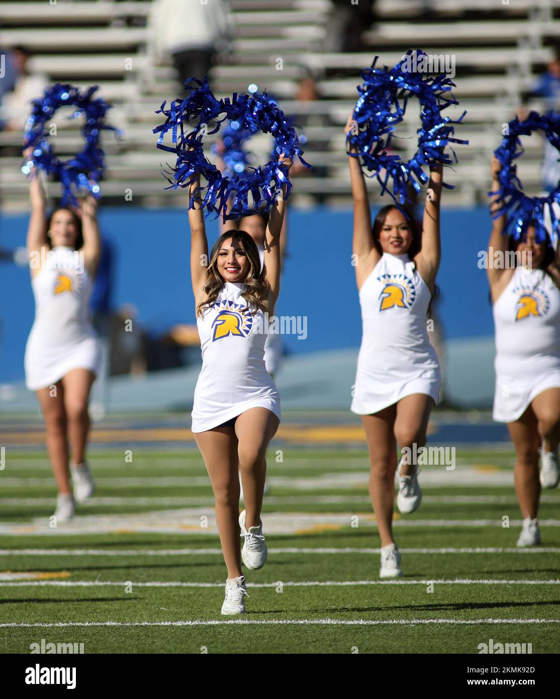 November 26, 2022 - Spartan cheerleaders perform in a game between the ...