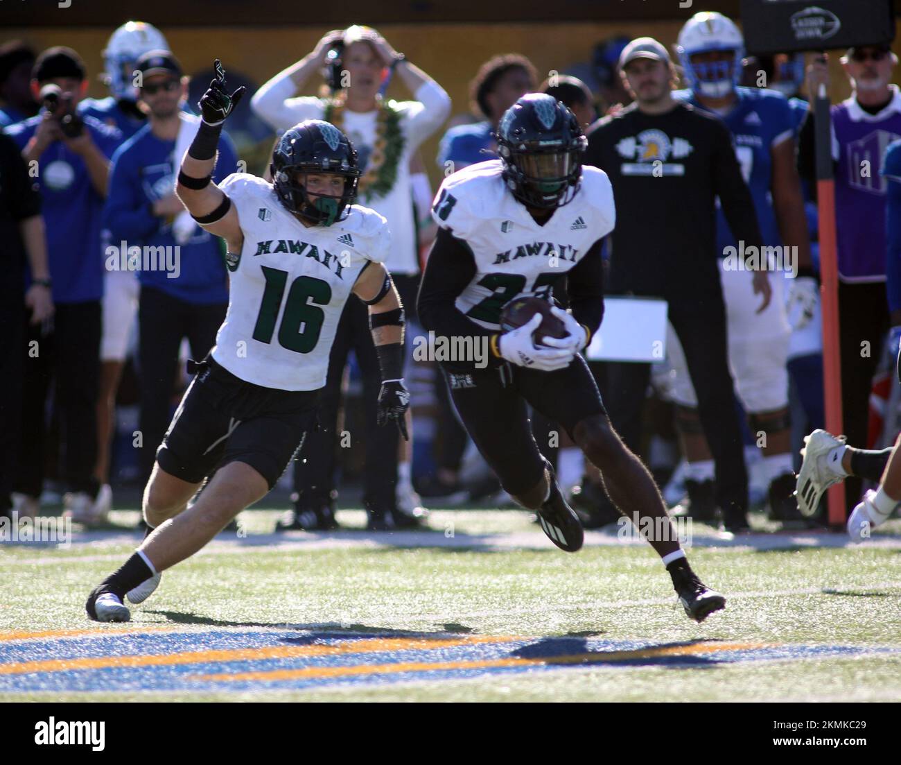 November 26, 2022 - Hawaii Rainbow Warriors defensive back Virdel ...