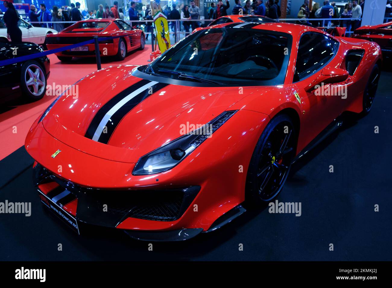 Madrid, Spain. 26th Nov, 2022. Classic vehicle of the brand Ferrari ...