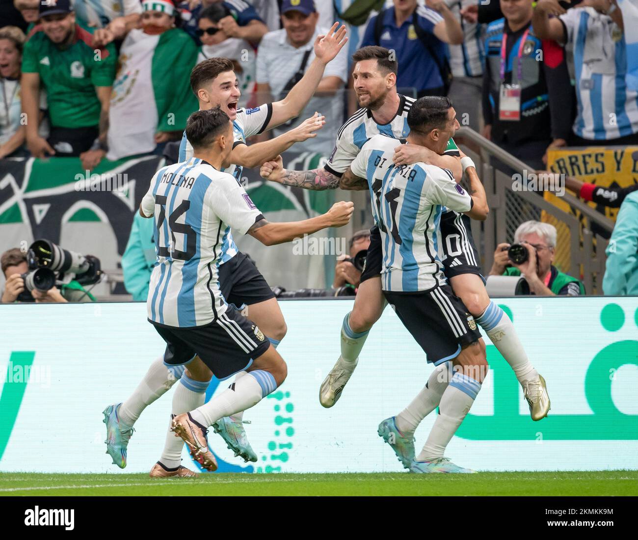 LUSAIL, AD - 26.11.2022: ARGENTINA VS MEXICO - Argentina vs Mexico ...