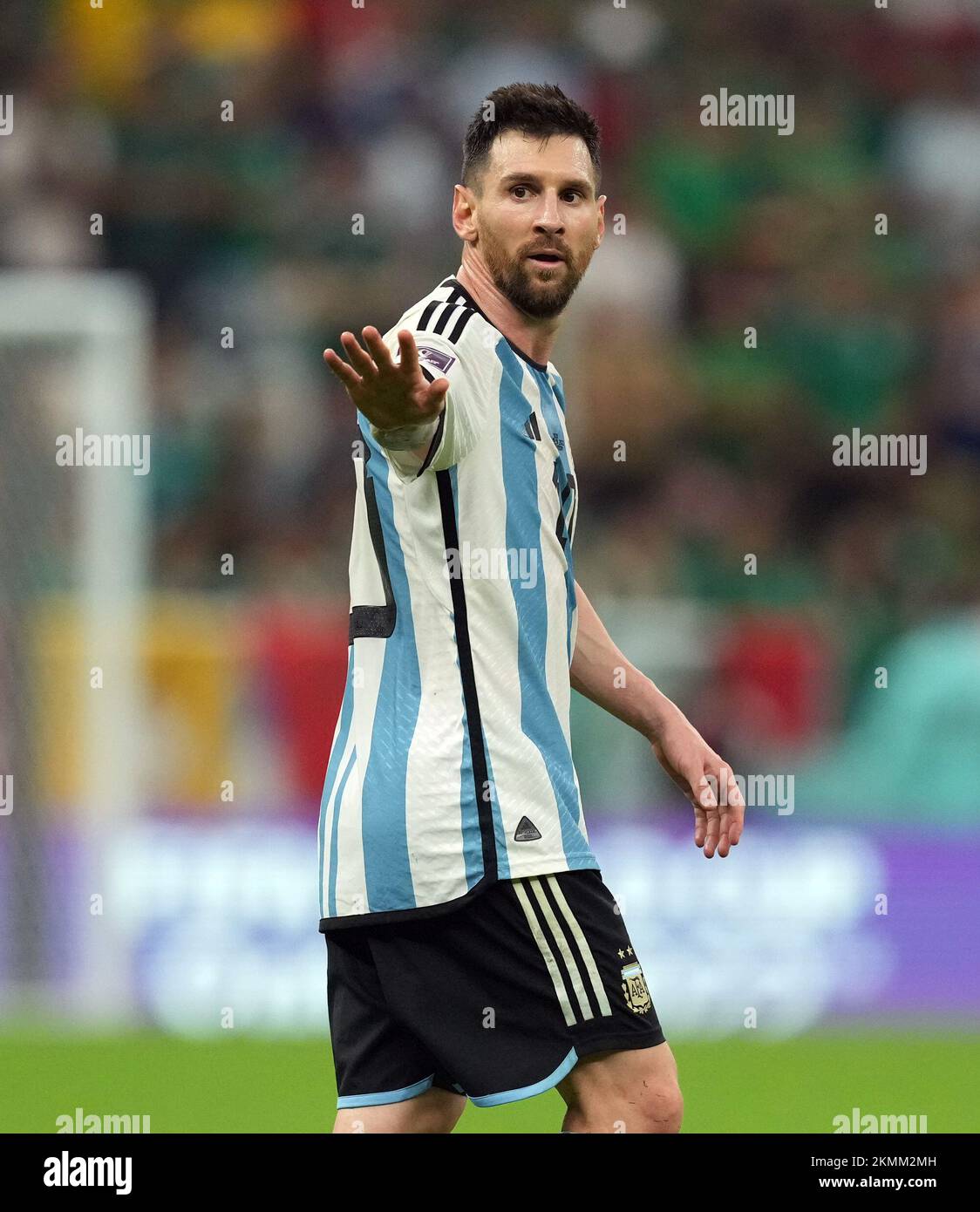 Argentina's Lionel Messi during the FIFA World Cup Group C match at the ...