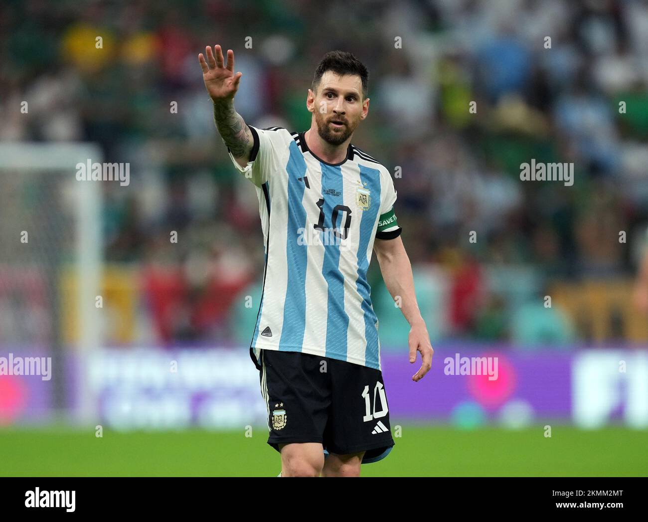 Argentina's Lionel Messi during the FIFA World Cup Group C match at the ...