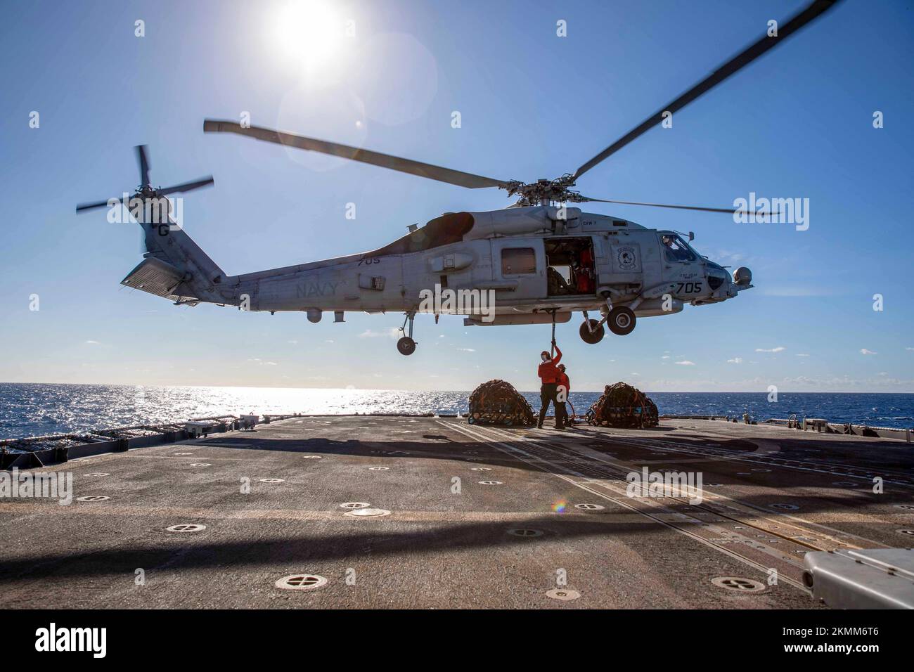 221125-N-TC847-1232 IONIAN SEA (Nov. 25, 2022) Sailors assigned to the ...