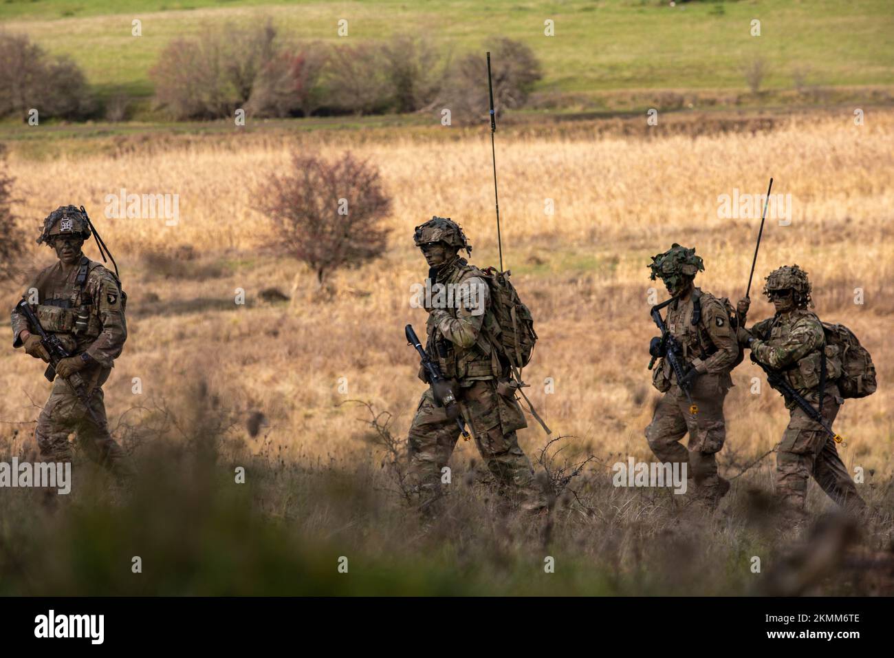 U.S. Army Soldiers assigned to, 1-502 Battalion, 2nd Brigade Combat Team, 101st Airborne ...