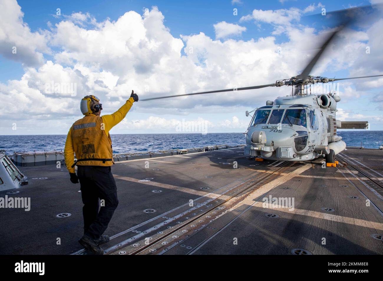 221121-N-TC847-1027 ADRIATIC SEA (Nov. 19, 2022) Boatswain’s Mate ...