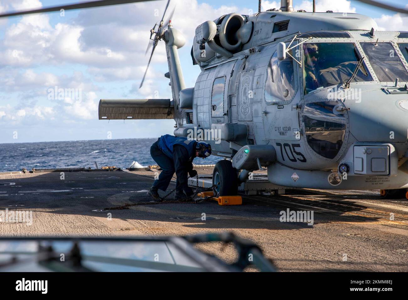 221121-N-TC847-1023 ADRIATIC SEA (Nov. 19, 2022) Seaman Tyler Bissell ...