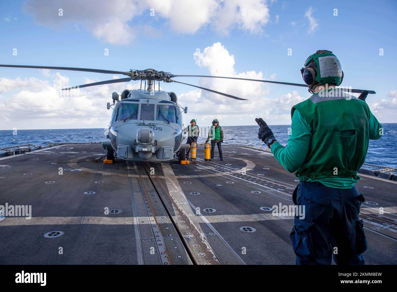 221121-N-TC847-1036 ADRIATIC SEA (Nov. 19, 2022) Sailors assigned to ...
