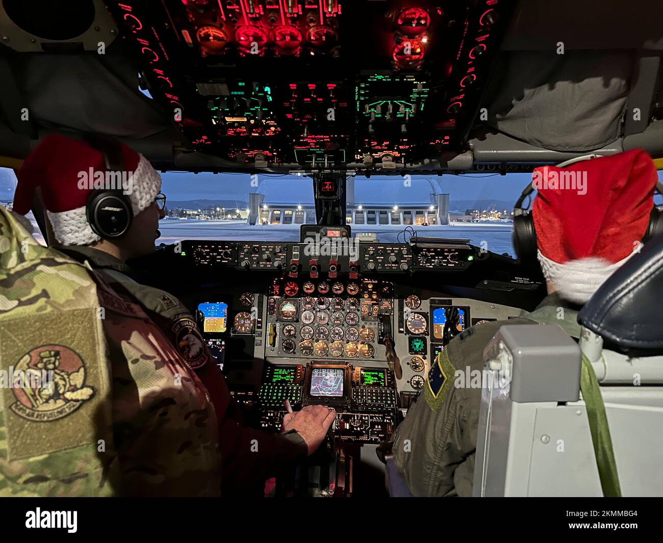 Alaska Air National Guard Maj. Boesche, left, and Capt. Cory Schaeffers ...