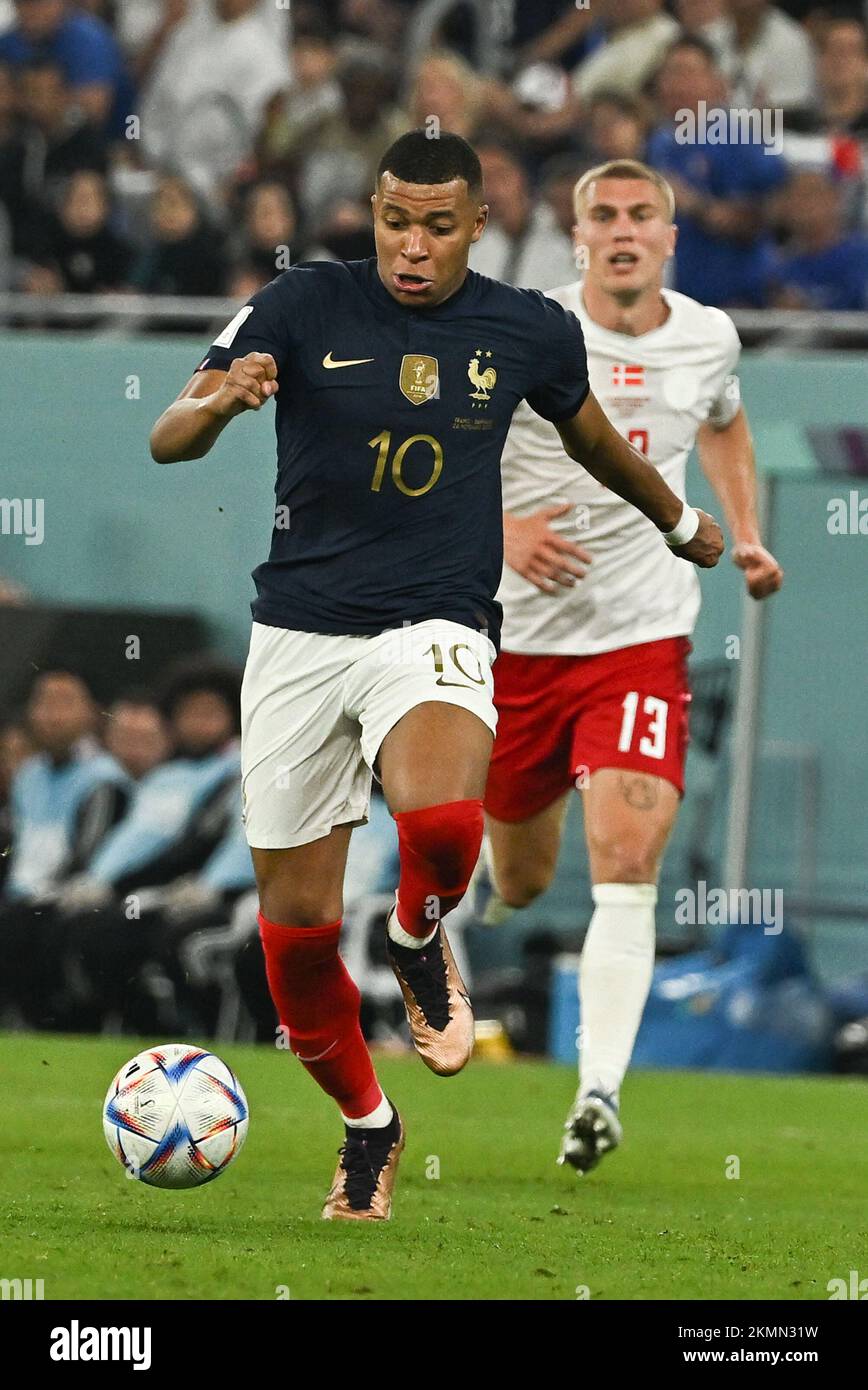 Kylian Mbappe of France during France v Danemark match of the Fifa ...