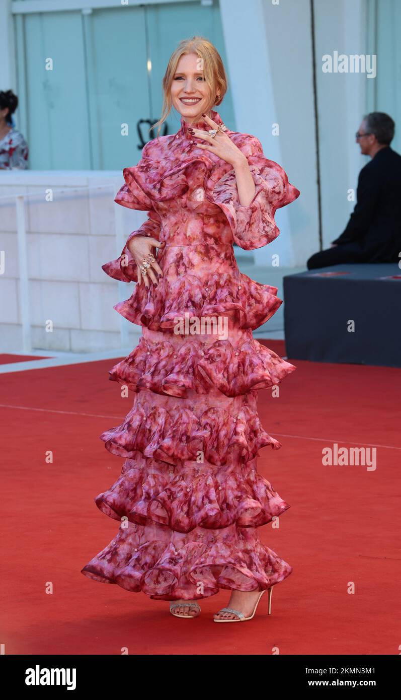 Venice 79, Argentina, 1985Â Red carpetÂ In photo: Claudia Marchiori ...