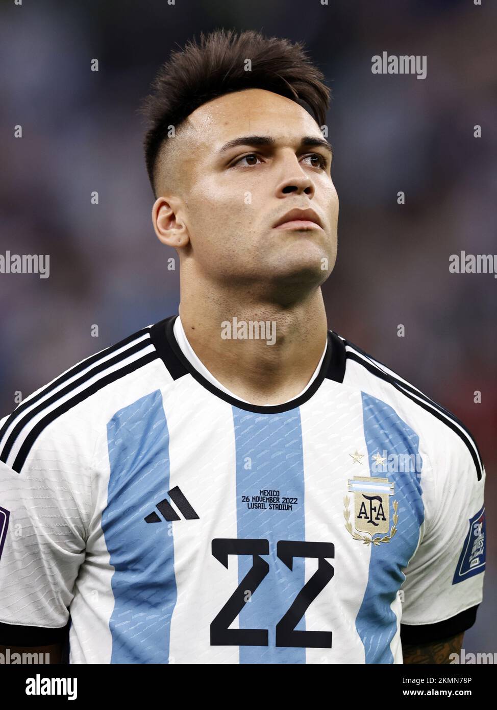 LUSAIL CITY - Lautaro Martinez of Argentina during the FIFA World Cup ...