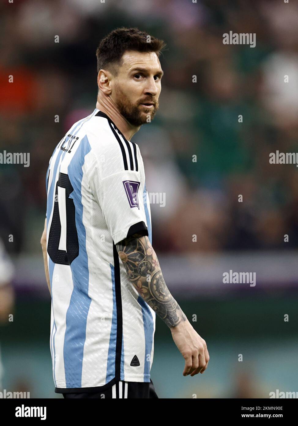 LUSAIL CITY - Lionel Messi of Argentina during the FIFA World Cup Qatar ...