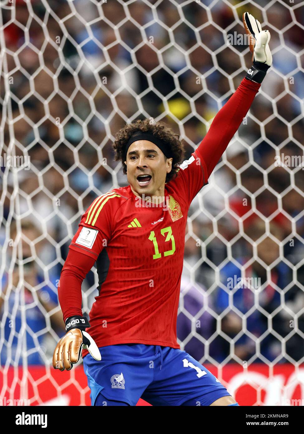 LUSAIL CITY - Mexico goalkeeper Guillermo Ochoa during the FIFA World ...