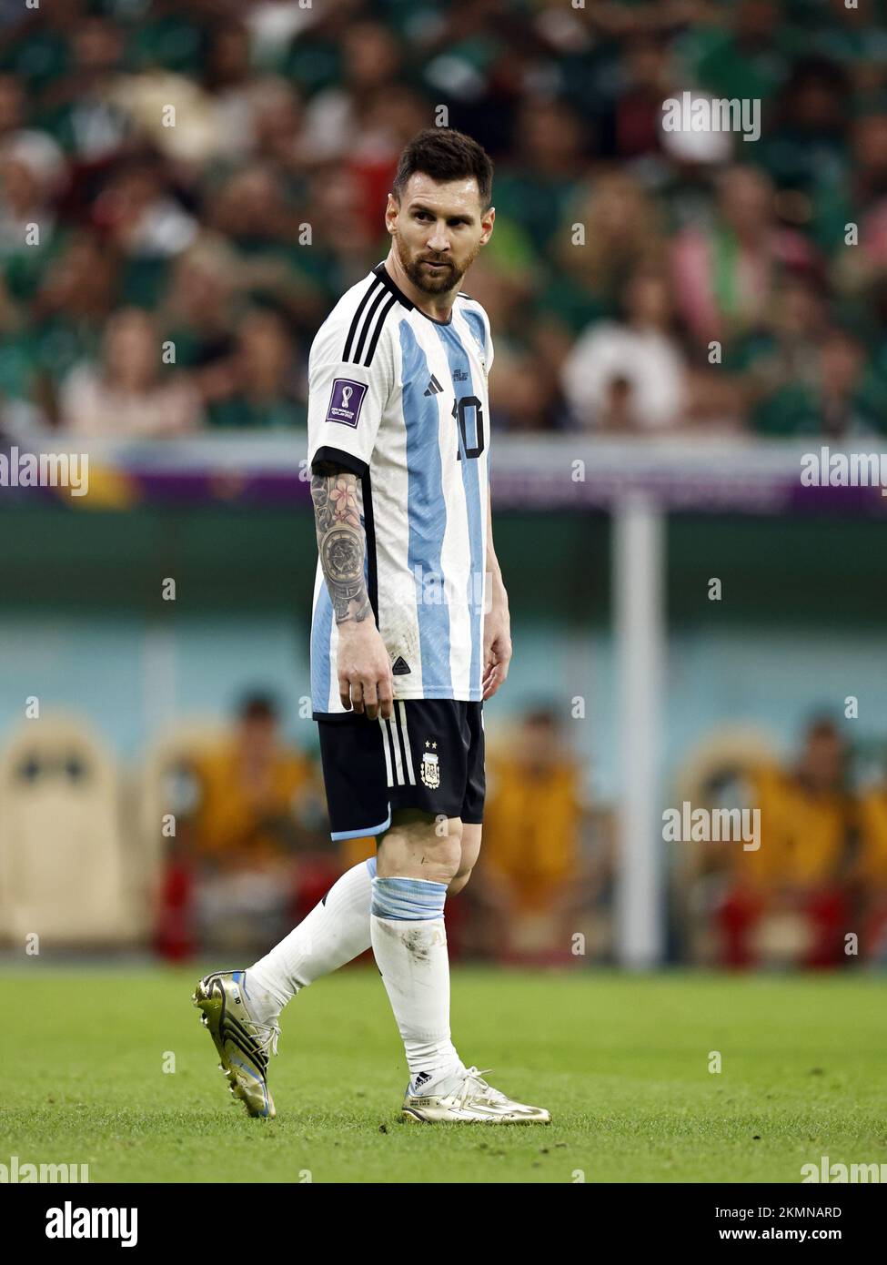 LUSAIL CITY - Lionel Messi of Argentina during the FIFA World Cup Qatar ...