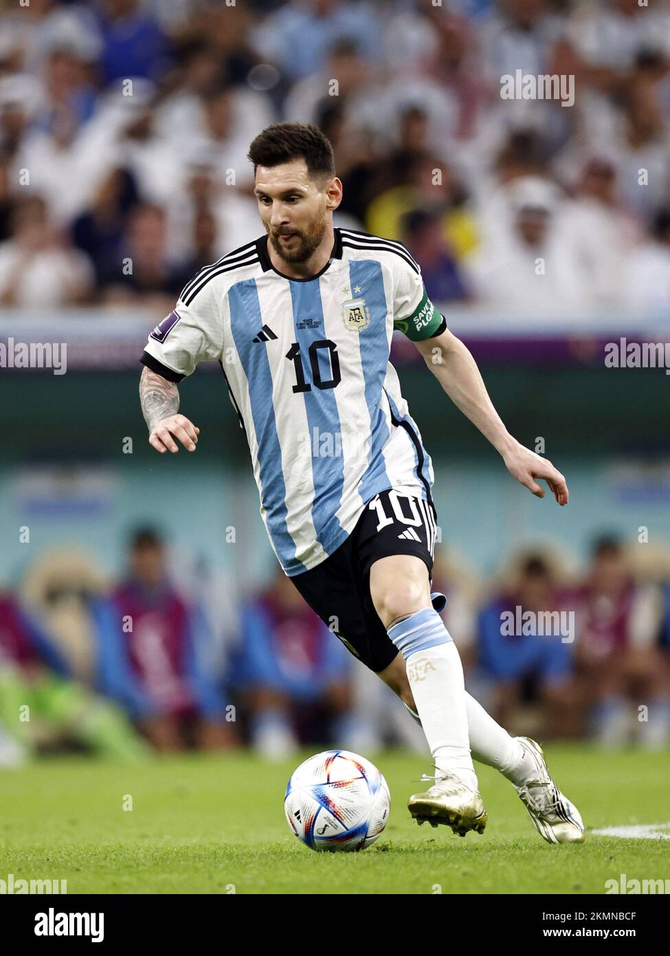 LUSAIL CITY - Lionel Messi of Argentina during the FIFA World Cup Qatar ...