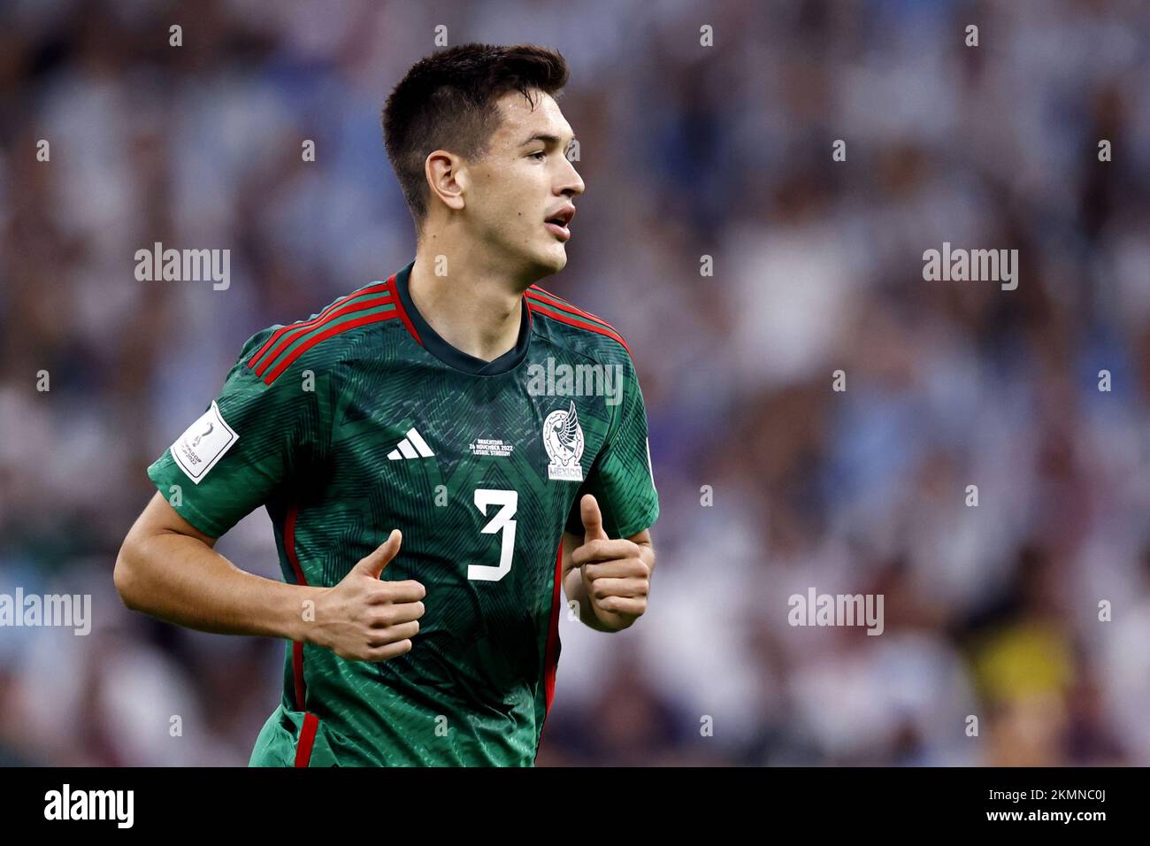 LUSAIL CITY - Cesar Jasib Montes of Mexico during the FIFA World Cup ...