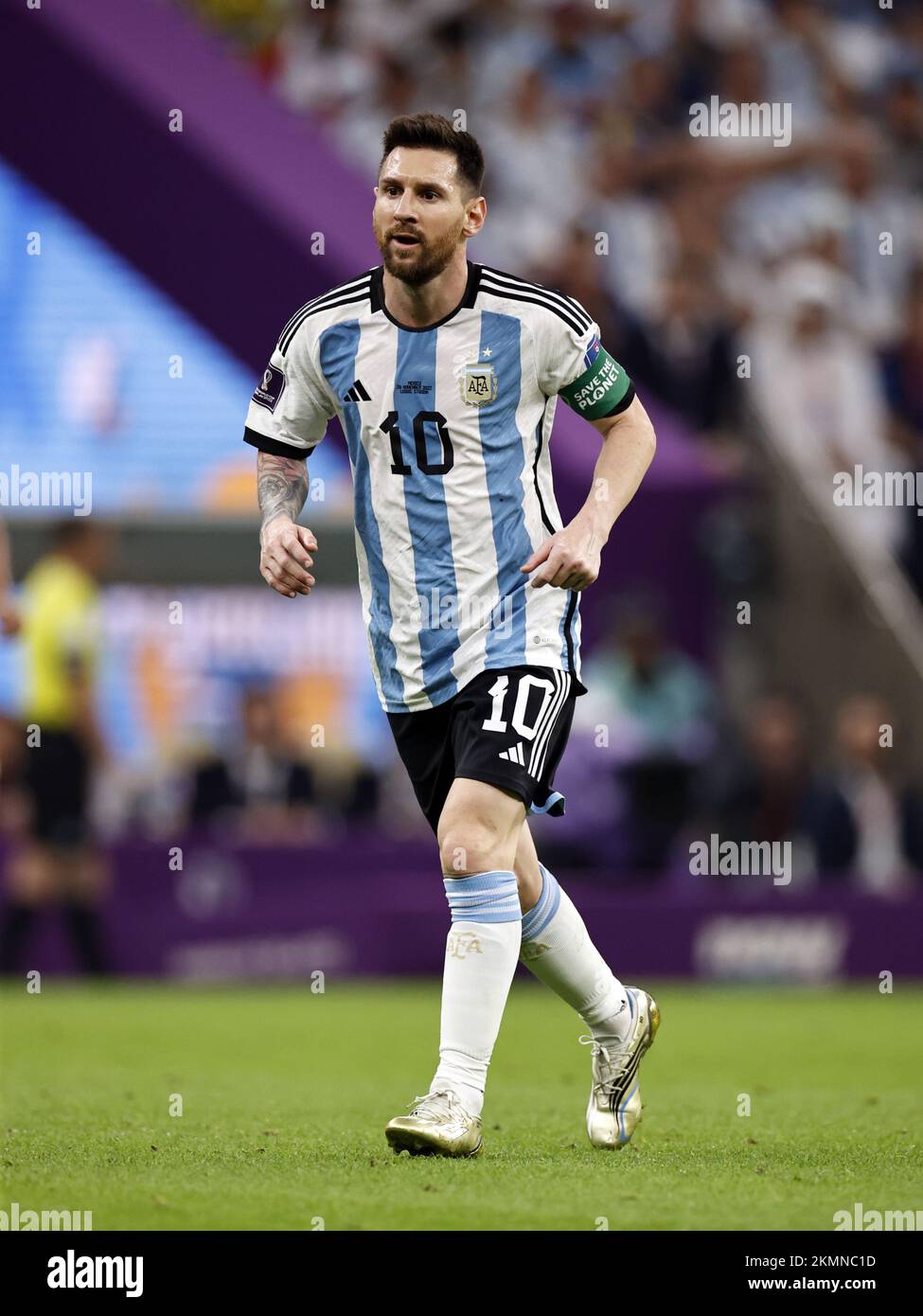 LUSAIL CITY - Lionel Messi of Argentina during the FIFA World Cup Qatar ...