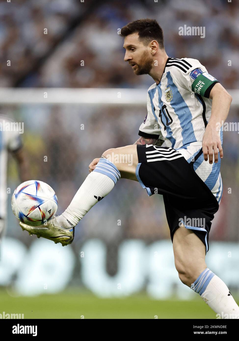 LUSAIL CITY - Lionel Messi of Argentina during the FIFA World Cup Qatar ...