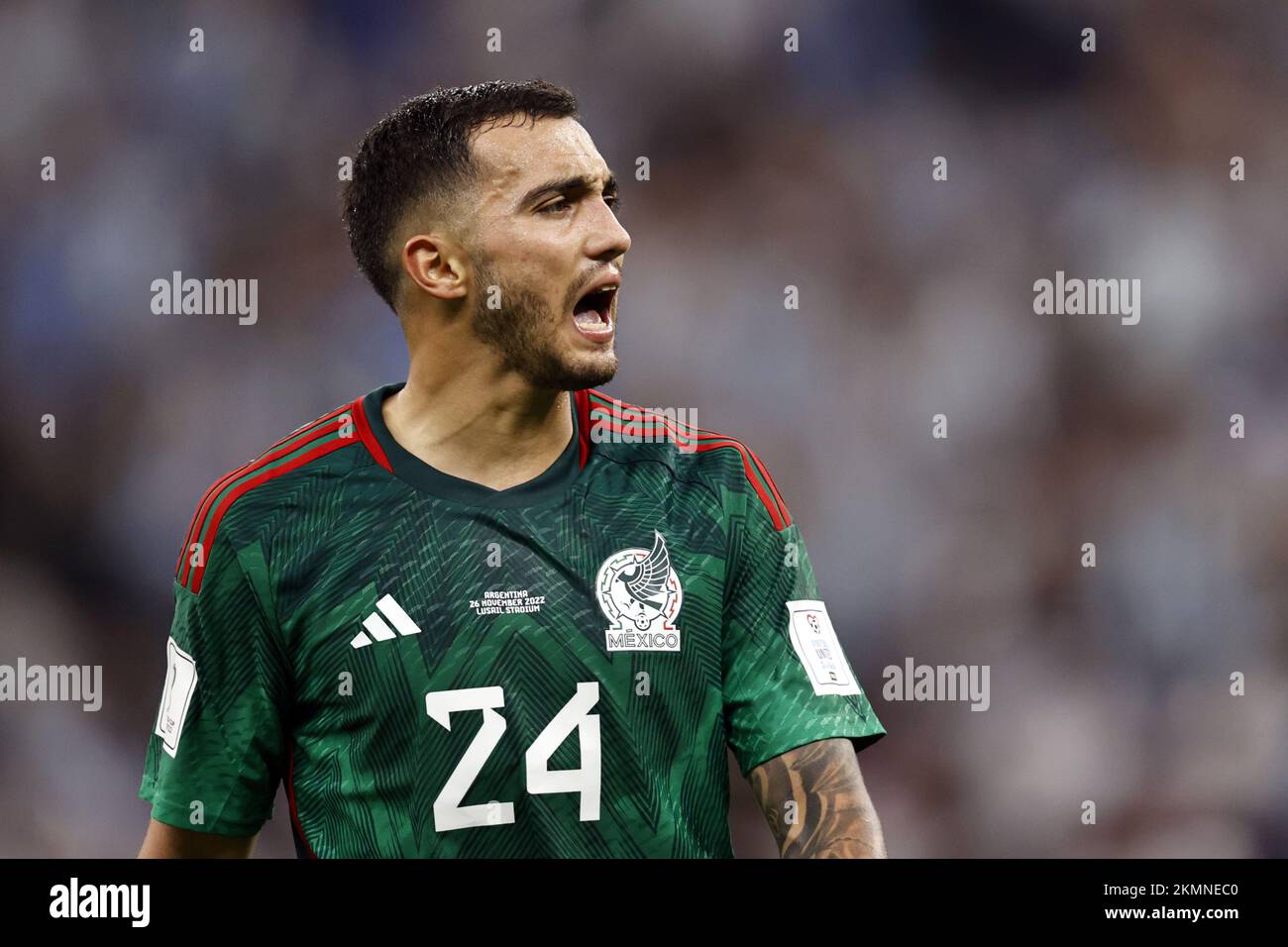 LUSAIL CITY - Luis Chavez of Mexico during the FIFA World Cup Qatar ...
