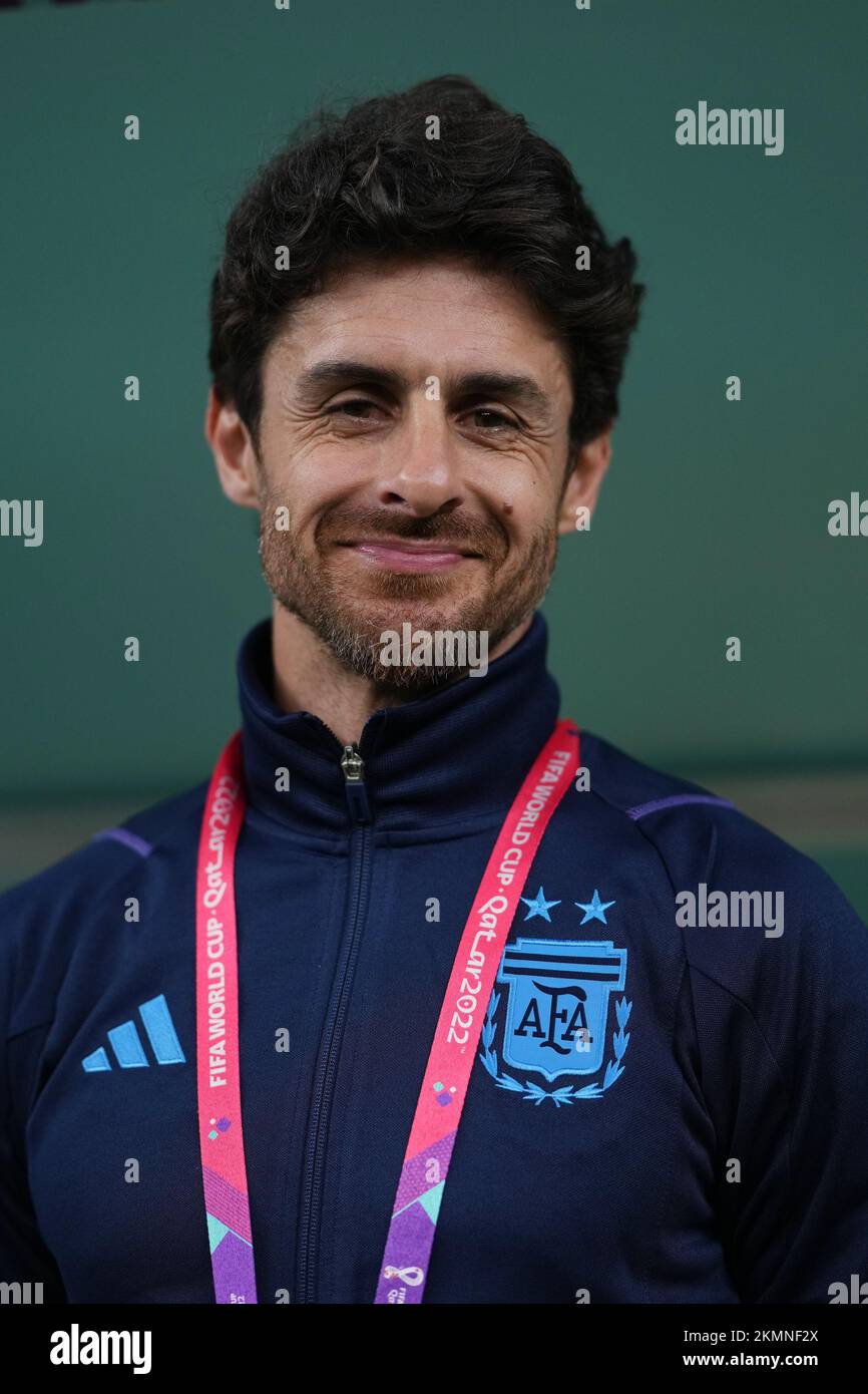 Lusail, Qatar. 26th Nov, 2022. Pablo Aimar (ARG) Football/Soccer : FIFA ...