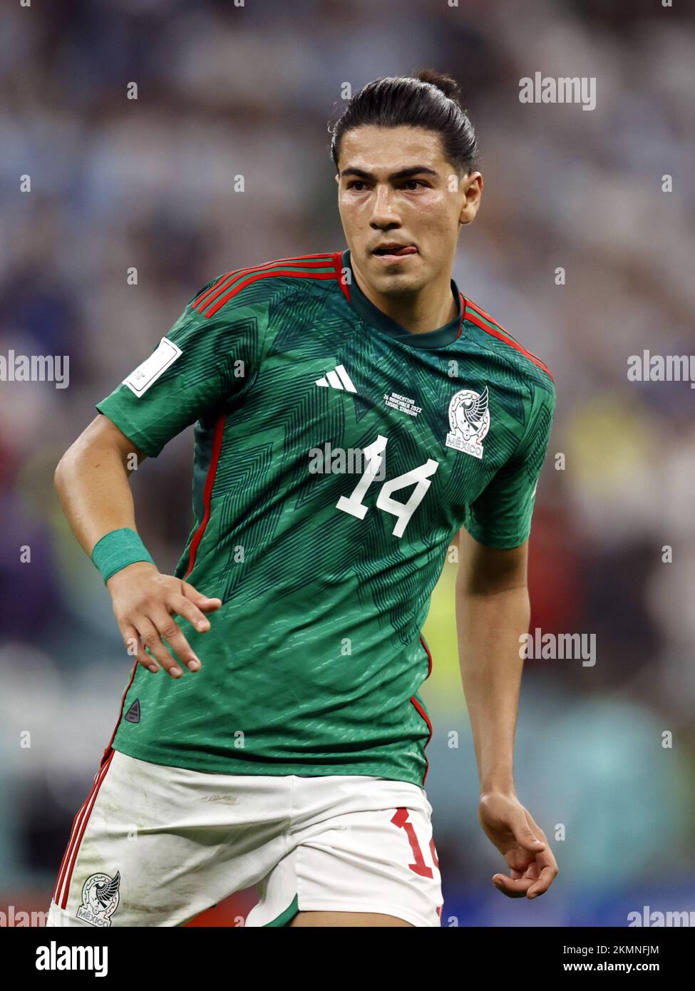 LUSAIL CITY - Erick Gutierrez of Mexico during the FIFA World Cup Qatar 2022 group C match ...