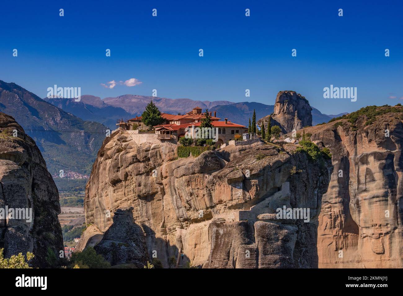 The Holy Trinity Monastery (Agia Triada) at Meteora is one of the most ...