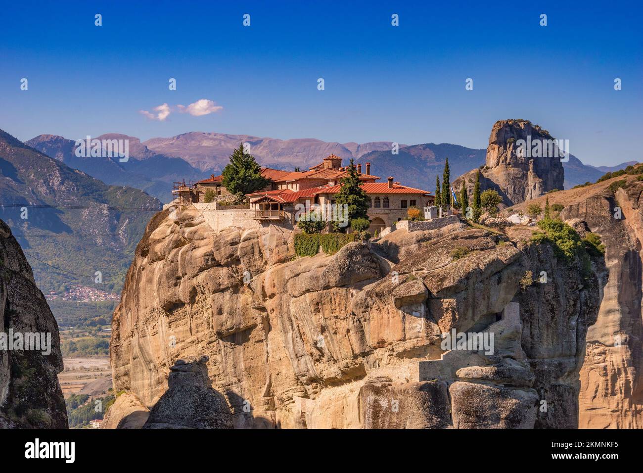 The Holy Trinity Monastery (Agia Triada) at Meteora is one of the most ...