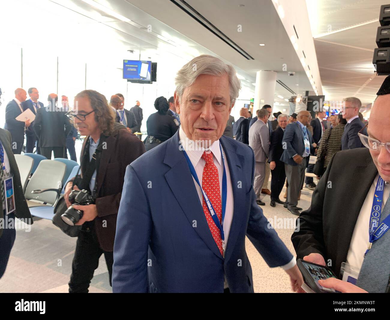 Elizabeth, New Jersey, USA. 15th Nov, 2022. JOST LAMMERS, CEO of Munich ...