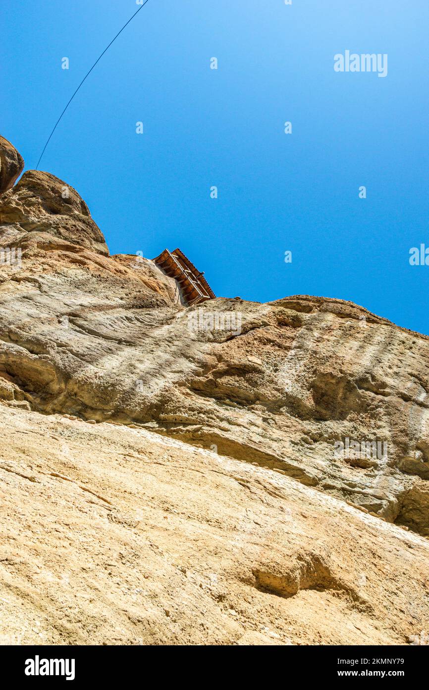 The Holy Trinity Monastery (Agia Triada) at Meteora is one of the most ...