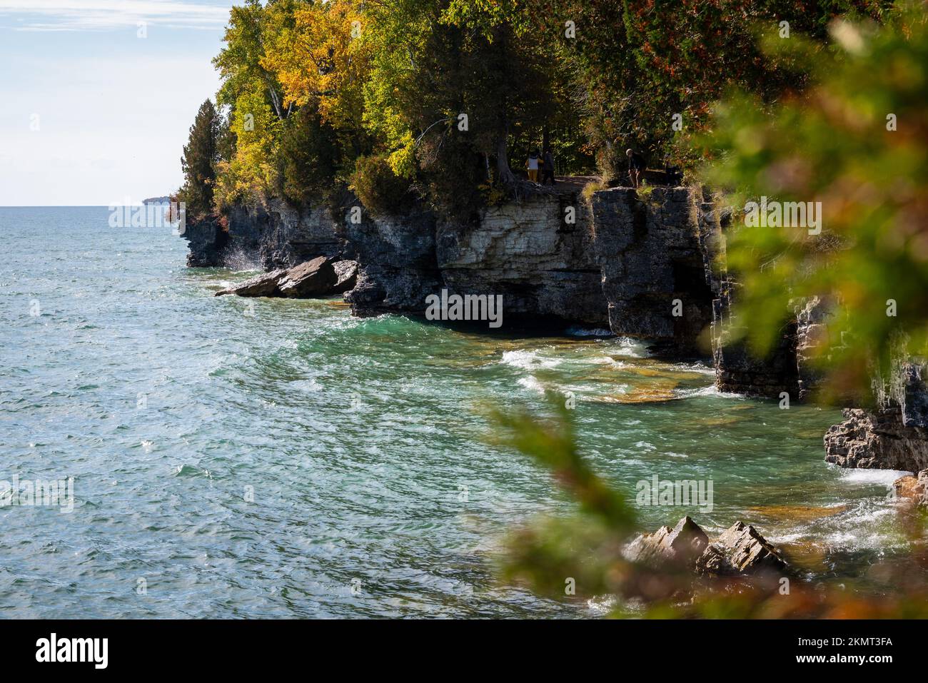 Cave point park door county hi-res stock photography and images - Alamy