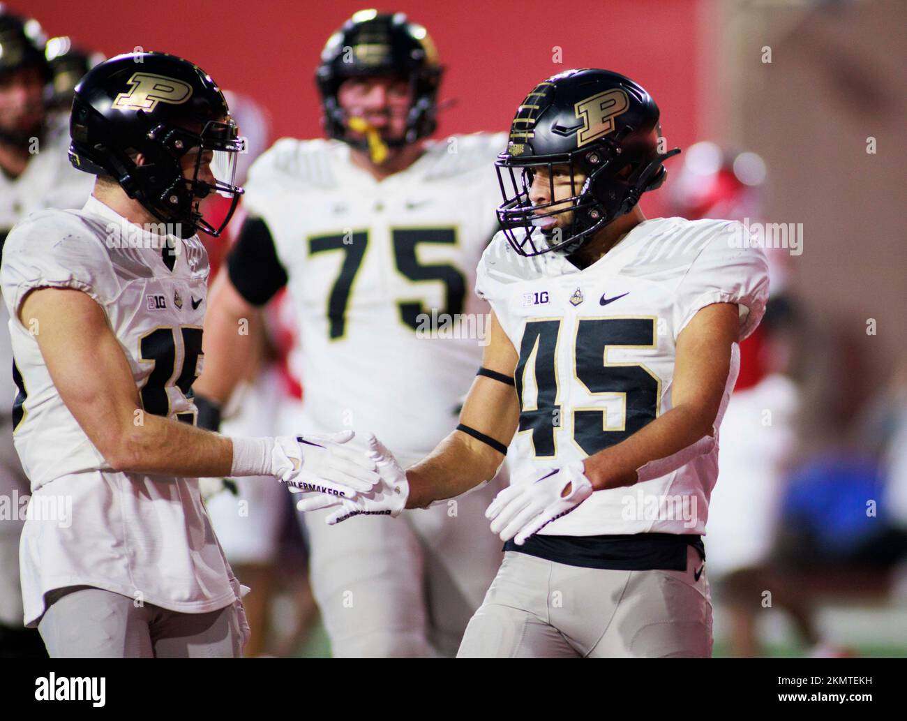 Bloomington, United States. 26th Nov, 2022. Purdue Boilermakers running ...