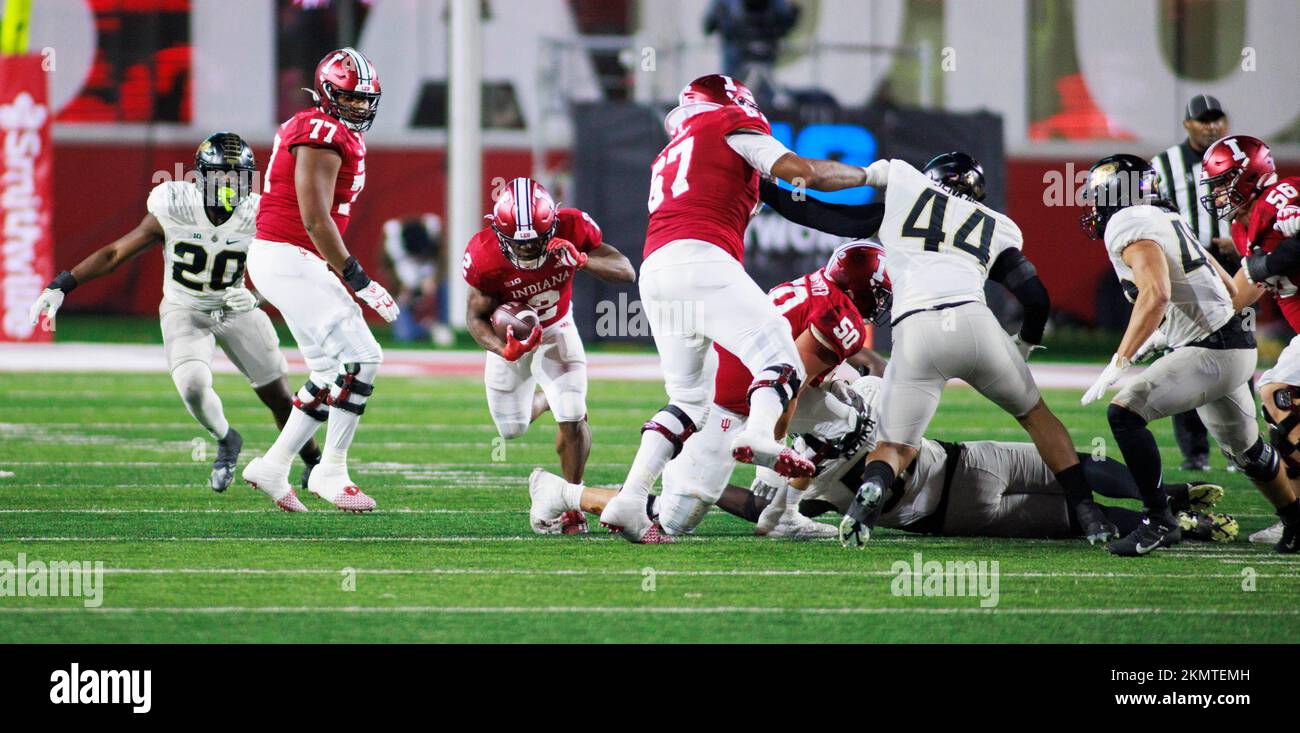 Bloomington, United States. 26th Nov, 2022. Indiana Hoosiers running ...