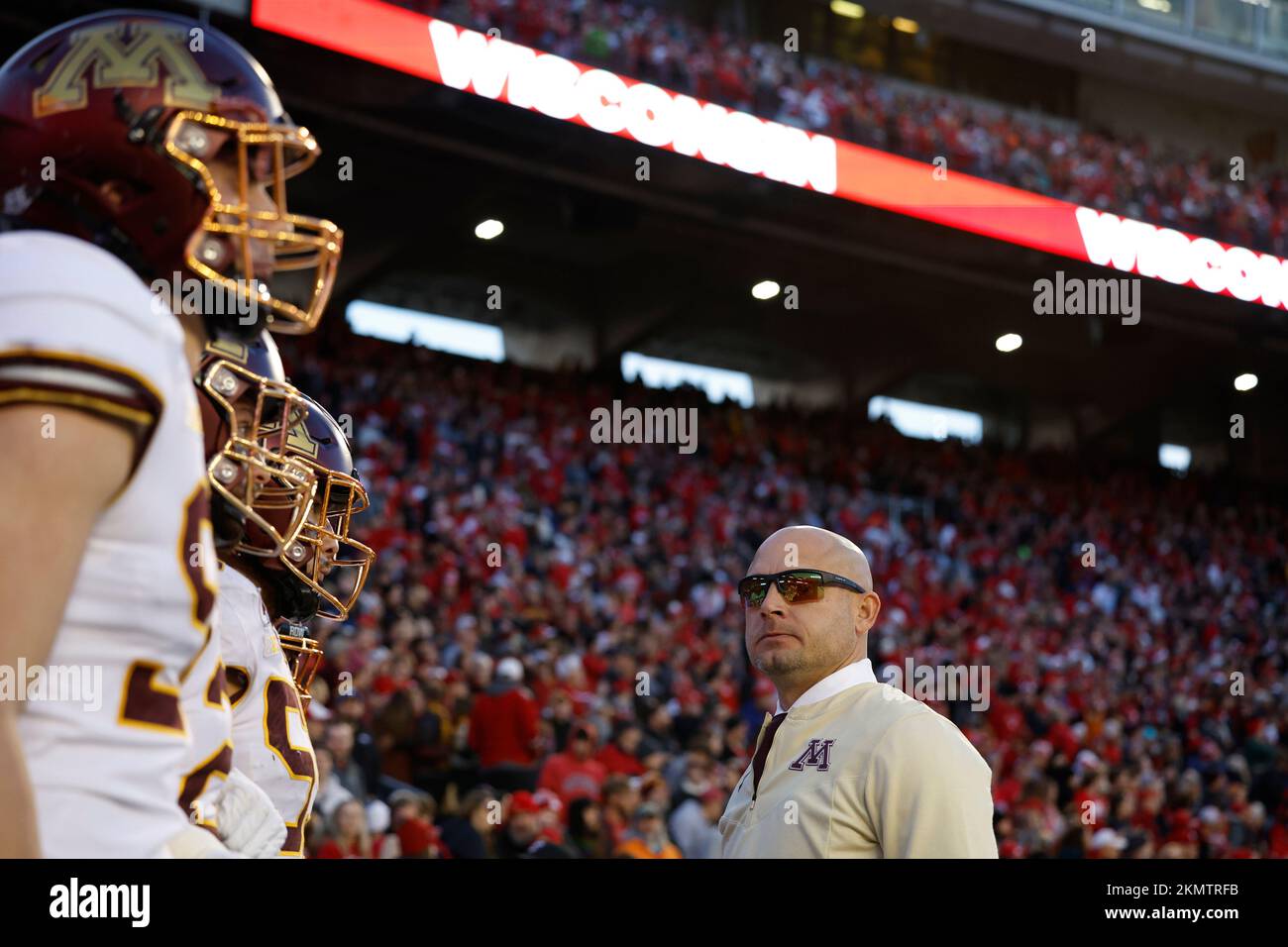 Madison, WI, USA. 26th Nov, 2022. Minnesota Golden Gophers head coach ...