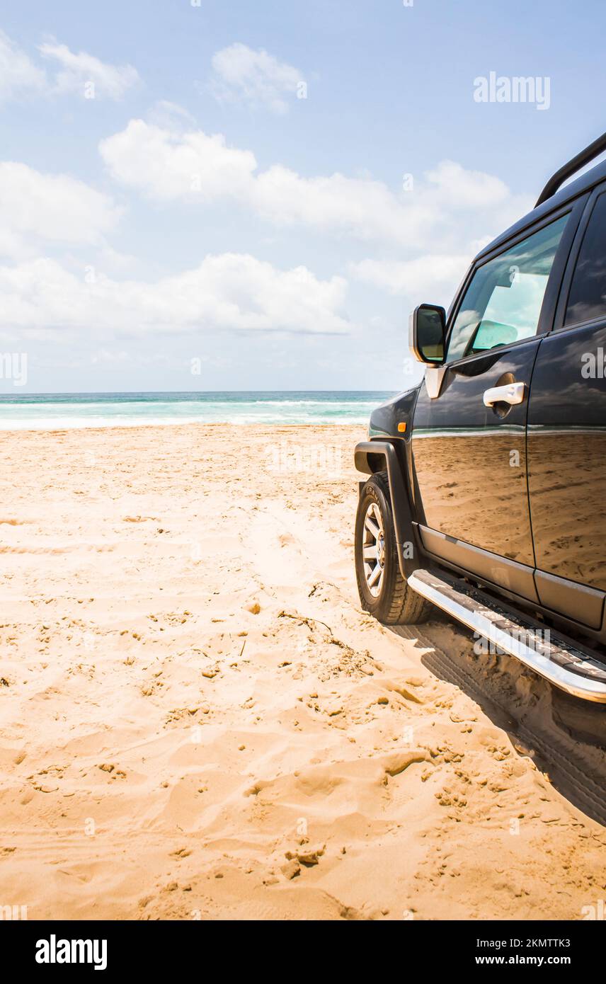 4wd driving on a beach hi-res stock photography and images - Alamy