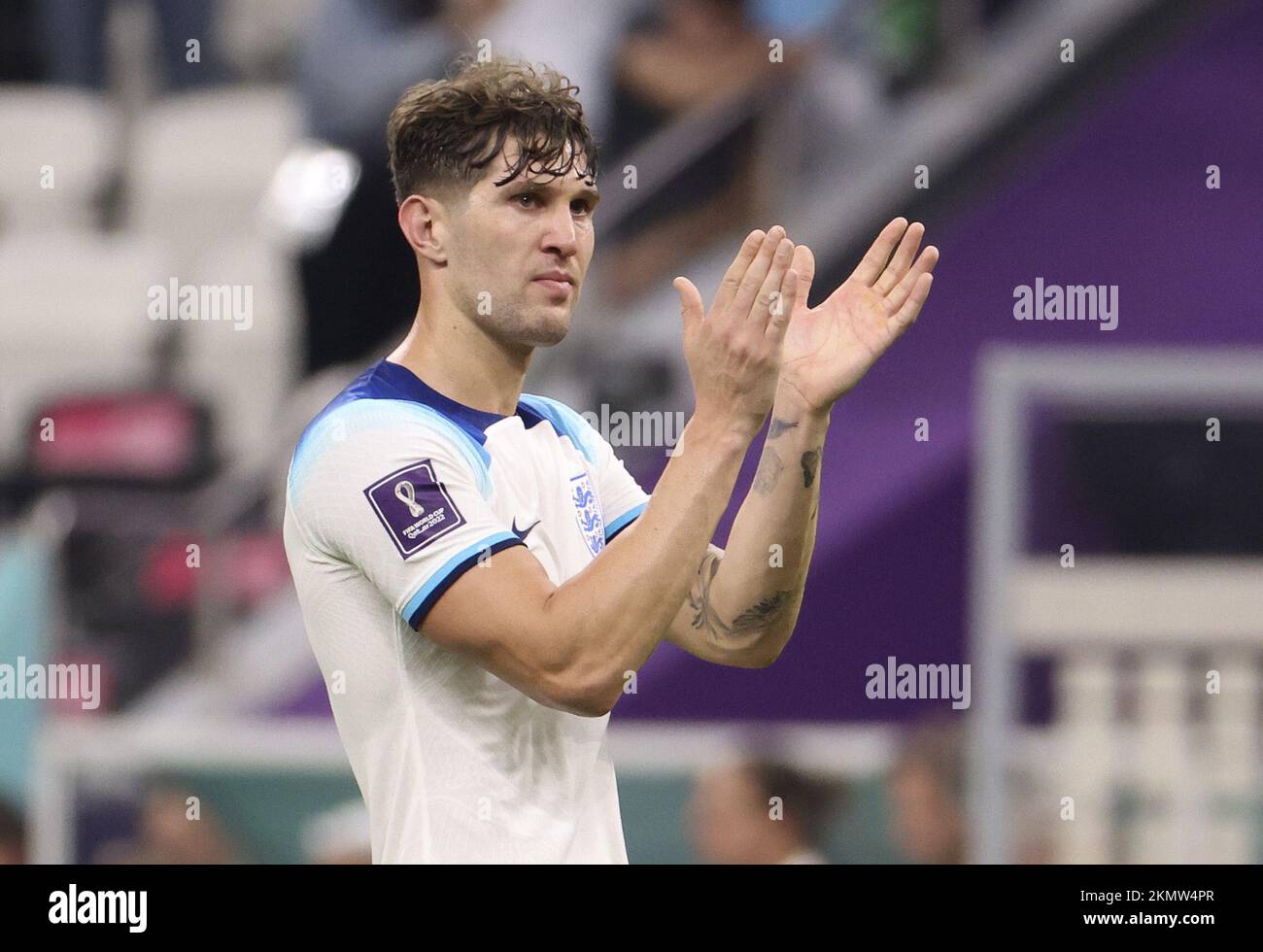 John Stones Of England Salutes The Supporters Following During The Fifa