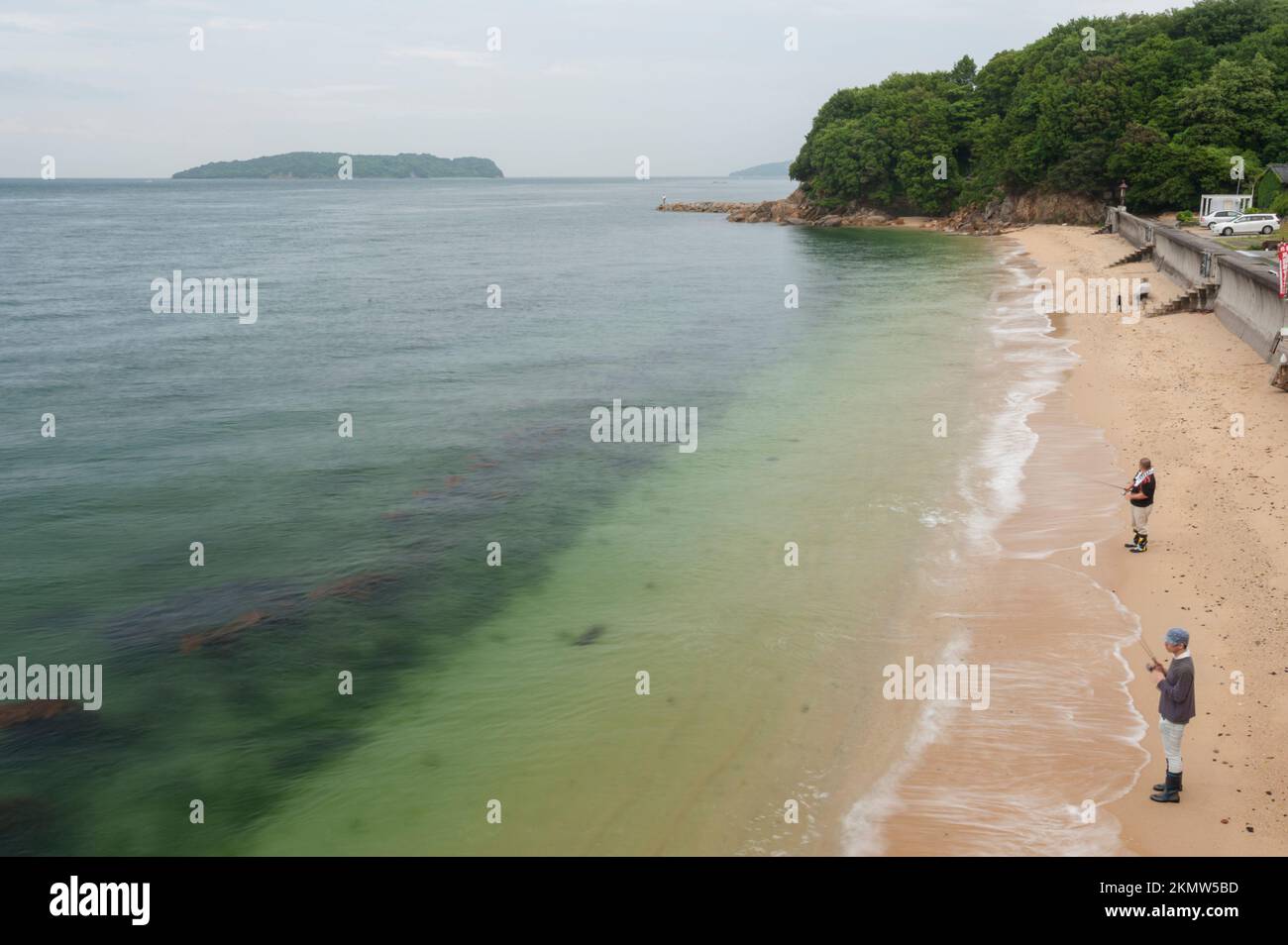 The Kagawa coast of the unpredictable Seto Inland Sea is rugged and ...