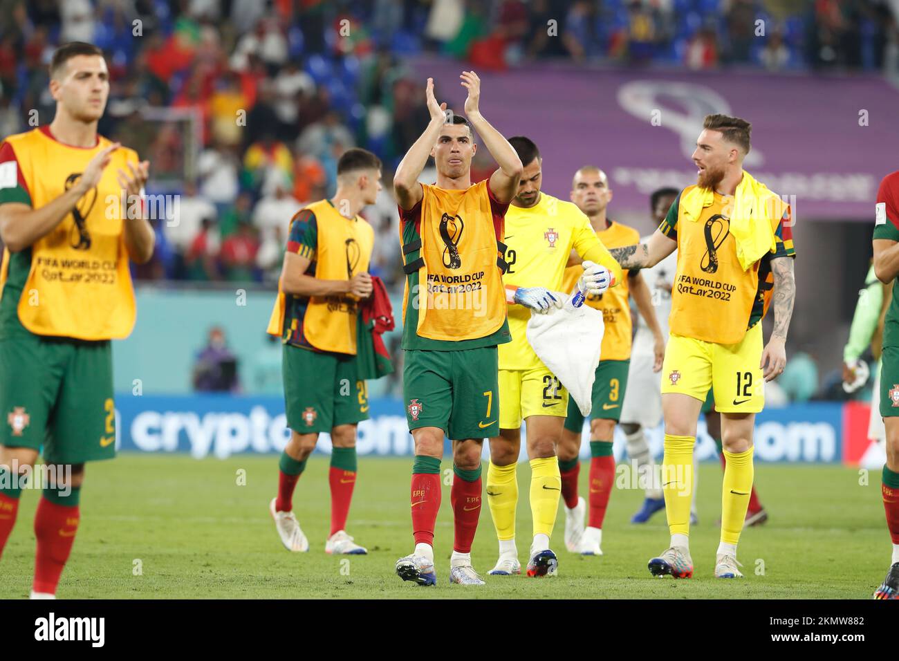Doha, Qatar. 24th Nov, 2022. Cristiano Ronaldo (POR) Football/Soccer : Ronaldo celebrate after ...