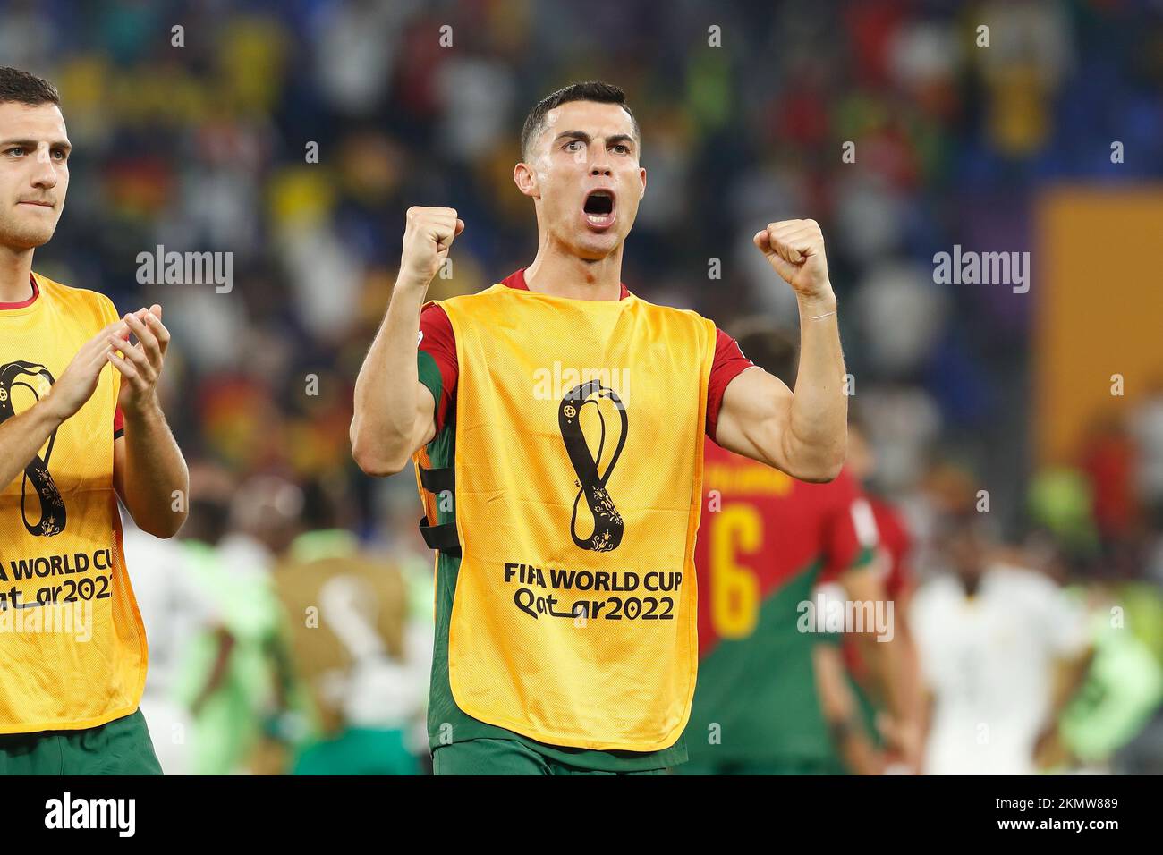 Doha, Qatar. 24th Nov, 2022. Cristiano Ronaldo (POR) Football/Soccer : Ronaldo celebrate after ...