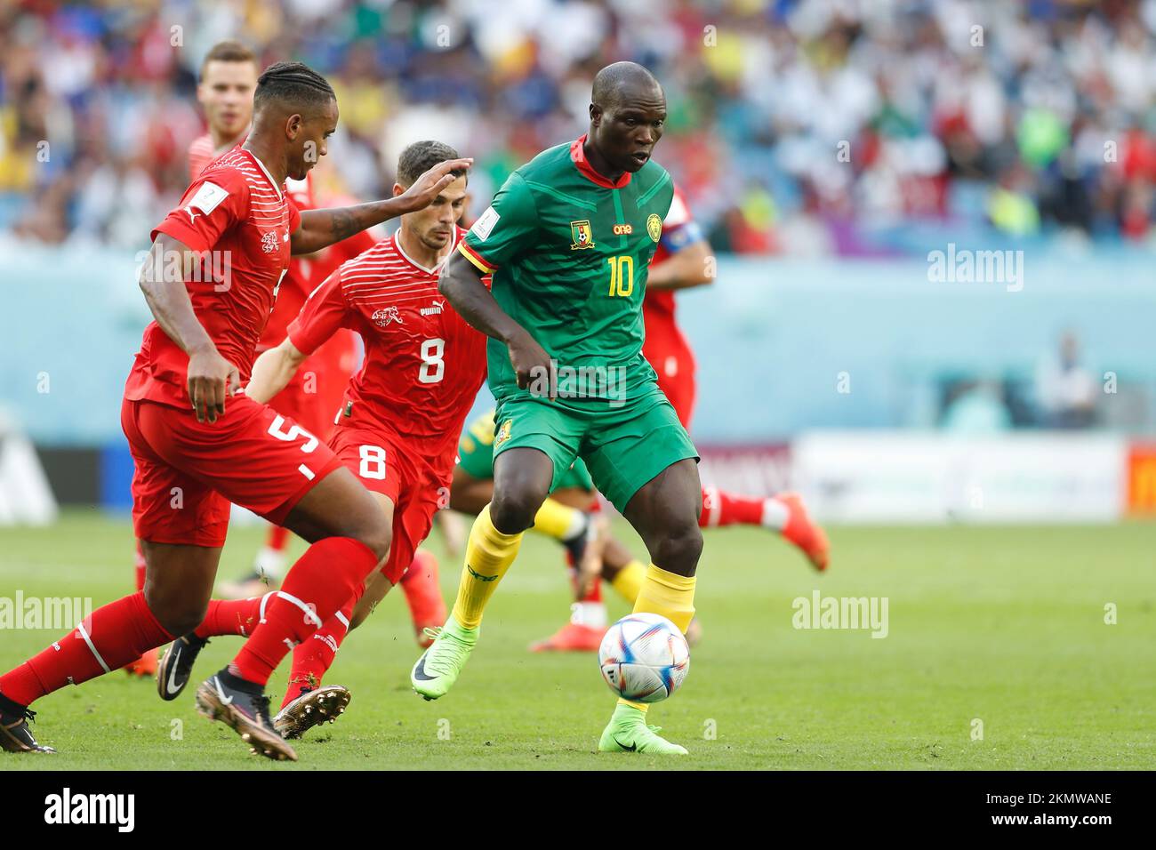 Al Wakrah, Qatar. 24th Nov, 2022. Vincent Aboubakar (CMR) Football ...