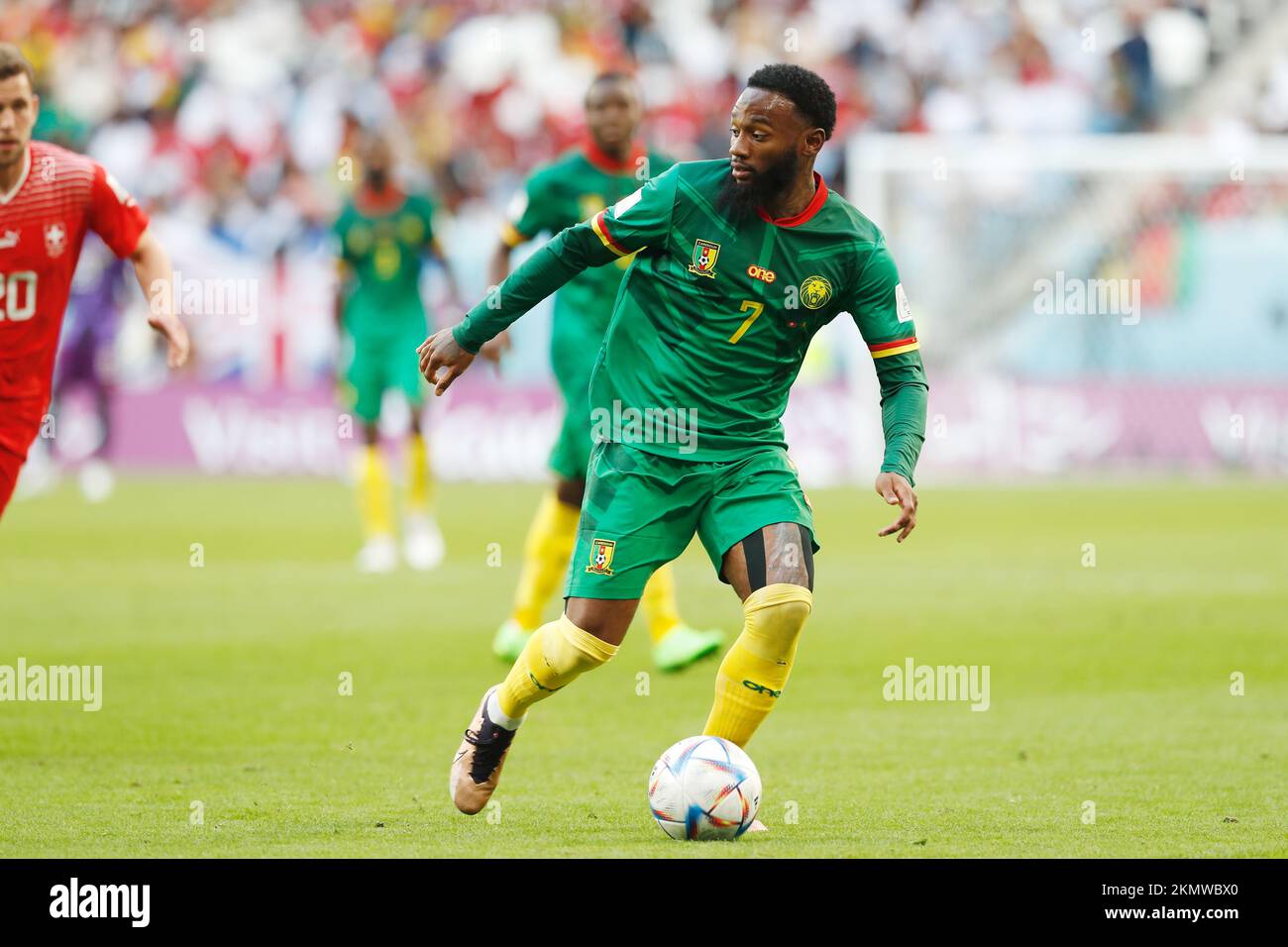 Al Wakrah, Qatar. 24th Nov, 2022. Georges-Kevin Nkoudou (CMR) Football ...
