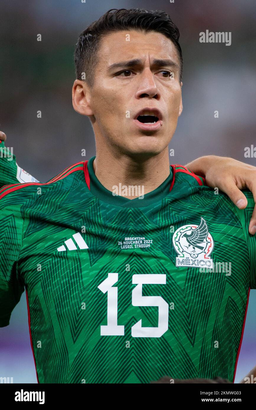 Hector Moreno of Mexico during the FIFA World Cup Qatar 2022 Group C ...