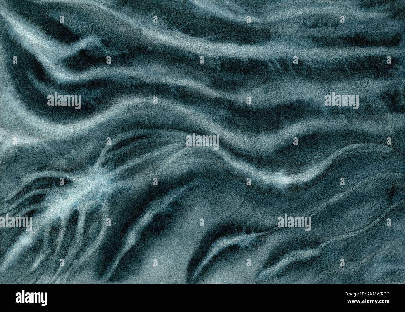 Abstract watercolor horizontal dark grey background with spots ...