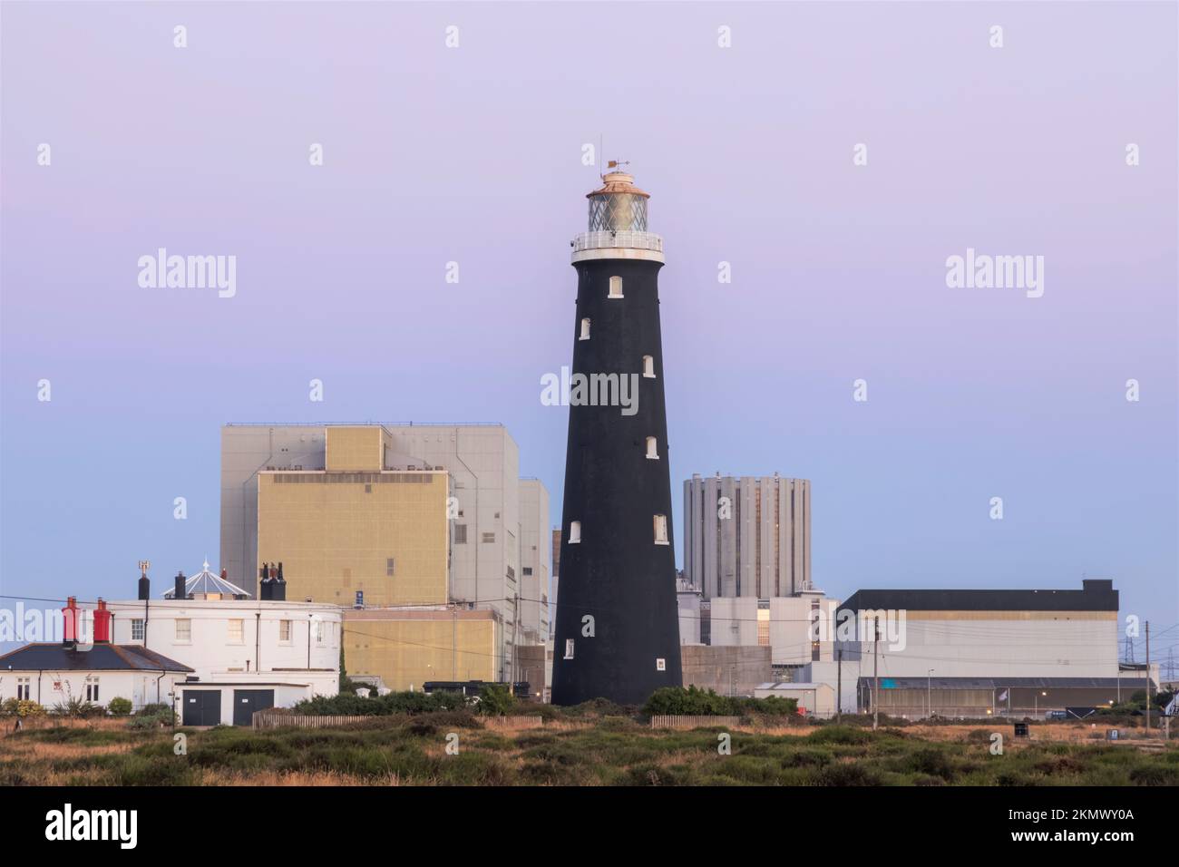 England, Kent, Dungeness, The Old Lighthouse and Dungeness Nuclear ...