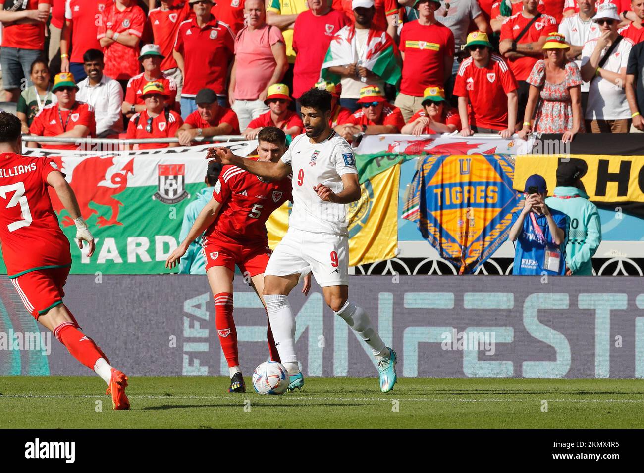 Al Rayyan, Qatar. 25th Nov, 2022. Mehdi Taremi (IRN) Football/Soccer ...