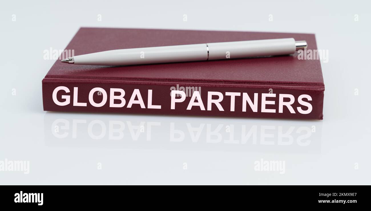 Business and finance concept. On a white surface lies a pen and a ...