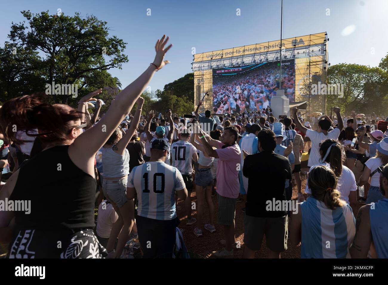 Buenos Aires, Argentina. 26th Nov, 2022. The Fan Fest of the City was ...